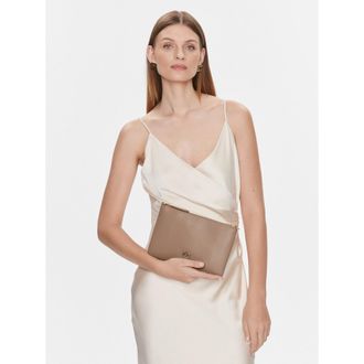 Pinko Handtasche PINKO Flat Classic AI 23-24 PCPL 100455 A0F1 Braun