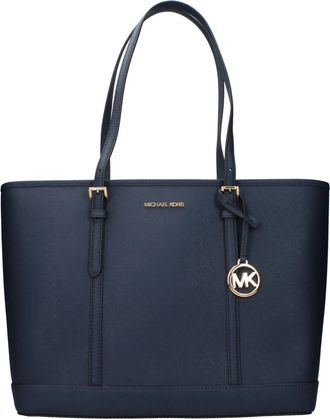Michael Kors Femmes Sac Bandouli&egrave;re Cuir Bleu/Bleu Marine