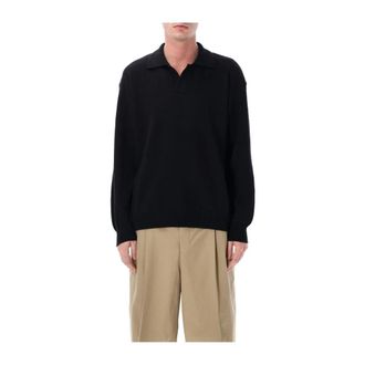 Roberto Collina Strick-Poloshirt - - Knitwear - Herren - Schwarzk - M