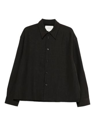 STUDIO NICHOLSON long-sleeve shirt - Braun