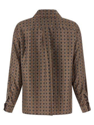 Max Mara Womens Brown Silk Blouse