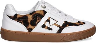 Guess Co Sneakers aus Leder - Weiß