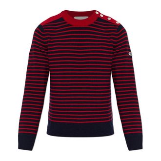 Ami Wollpullover mit Rundhalsausschnitt - - Knitwear - Herren - Rot - M