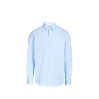HUGO BOSS Chemise droite en coton m&eacute;lang&eacute;
