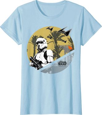 Star Wars Rogue One Scarif Trooper AT Badge T-Shirt