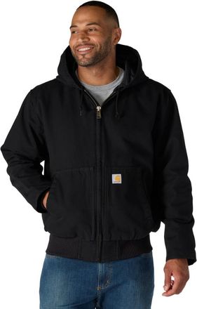 Carhartt Work in Progress Herren Isolierte Active-Jacke mit Lockerer Passform Work Utility Oberbekleidung, schwarz, Medium