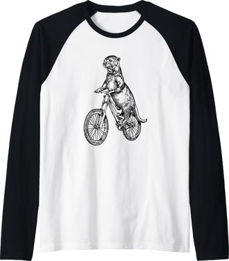 Seembo Otter Fahrradfahrrad, lustiges Biker, Tierreitrad Raglan