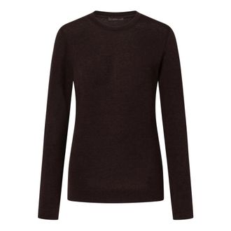 Windsor Langarm-Shirt aus Wollmischung - - Knitwear - Damen - Braun - L