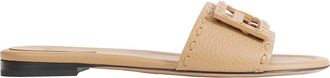 Fendi Leather Slides