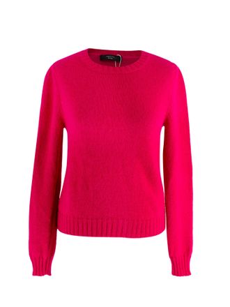 Max Mara Max Mara Weekender Neon Pink Wool Sweater Size XS