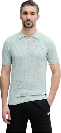 Karl Lagerfeld Homme, Tops, Bleu, Taille: M Ppy2-Pom07D Polo