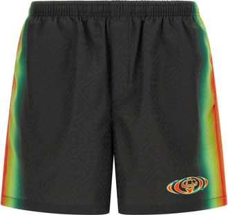 Casablanca Homme, Sport, Multicolore, Taille: M Monogram Jacquard Swim Shorts