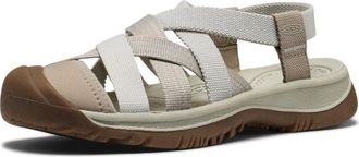 Keen Damen Whisper Lattice Sandalen, Plaza Taupe/Silver Birch, 39.5 EU, Plaza Taupe Silver Birch, 39.5 EU