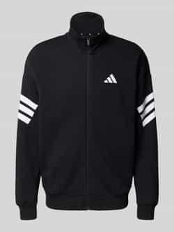 adidas Sweatjacke mit Rei&szlig;verschluss