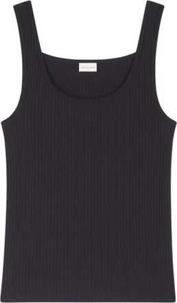 Dries Van Noten Homme, Tops, Bleu, Taille: L Holly Ribbed Tank