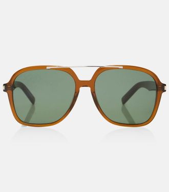 Saint Laurent Lunettes de soleil carr&eacute;es Corner Angle