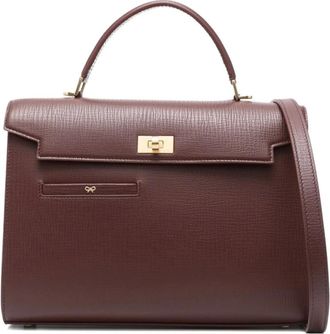 Anya Hindmarch Femme, Sacs, Rouge, Taille: ONE Size Mortimer Top Handle