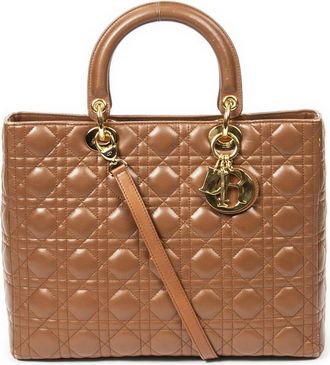 Dior Crossbody Bags - Large Lady Dior Zip - Gr. unisize - in Braun - f&uuml;r Damen