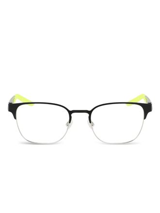 Nike lunettes de vue &agrave; monture rectangulaire - Noir