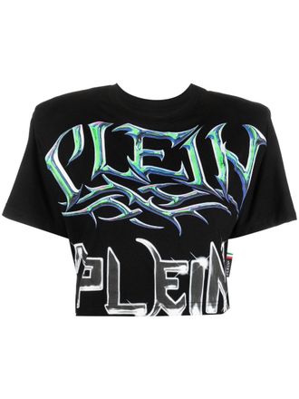 Philipp Plein T-Shirt mit Logo - Schwarz