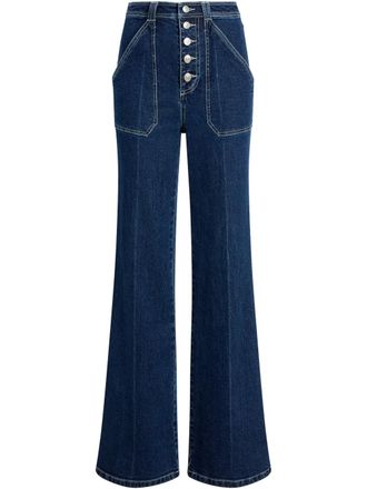 Cinq à Sept jean à coupe ample - Bleu