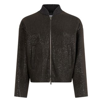PESERICO Leichte Jacke mit Rei&szlig;verschluss - - Jackets - Damen - Schwarzk - M
