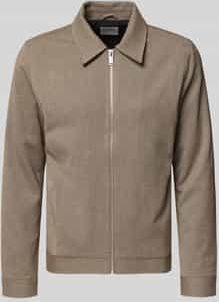 Lindbergh Slim Fit Hemdjacke mit Reißverschluss