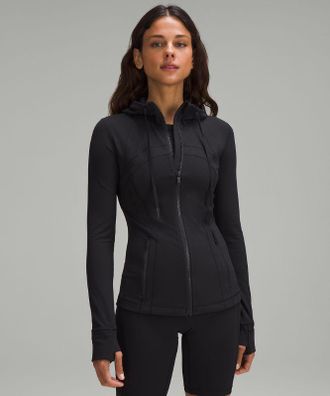 lululemon Define Jacke mit Kapuze Nulu f&uuml;r Frauen - Gr&ouml;&szlig;e 10 in Black