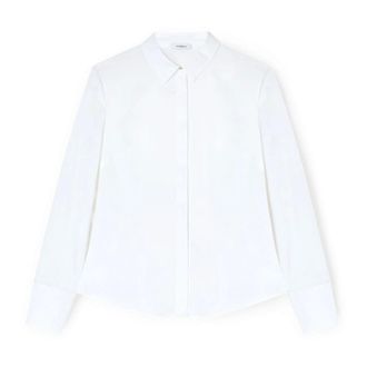 Motivi Femme, Blouses et Chemises, Blanc, Taille: 44 FR Chemise popeline