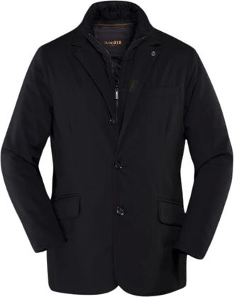 Moorer Homme, Vestes, Noir, Taille: 5XL Veste Nobile-Skt