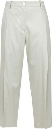Alysi Hose mit Bundfalten - - Trousers - Damen - Gr&uuml;n - L