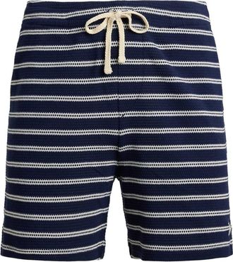 Ralph Lauren Leichte Strick-Bermudashorts mit Streifen in