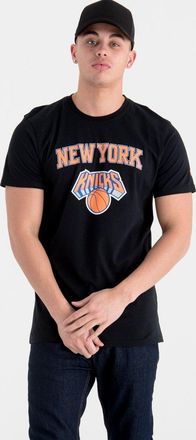 New Era NBA New York Knicks Team Logo T-Shirt - Schwarz