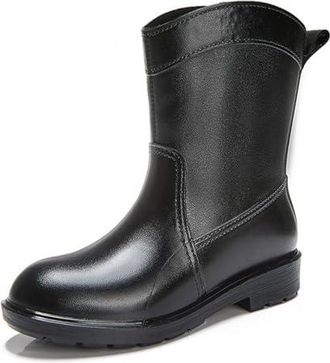 Pangolin Bottes de Pluie Imperm&eacute;ables Femme & Homme - Bottes Hautes en Caoutchouc avec Cordon Ajustable, Semelle Antid&eacute;rapante, Chaussures Outdoor L&eacute;g&egrave;res pour