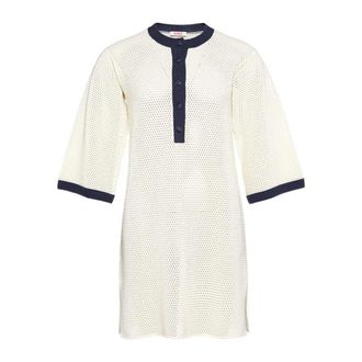 Eres Elegante Beige Tunika Top - - Dresses - Damen - Wei&szlig; - M