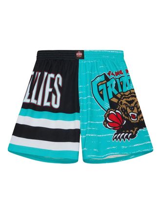 Mitchell & Ness Vancouver Grizzlies Hardwood Classics Jumbotron 3.0 Shorts - Blau