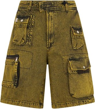 Diesel Short en jean avec poches - Homme - Shorts - Jaune - Taille: W36