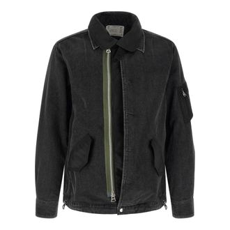sacai Denim Jackets - - Jackets - Herren - Schwarzk - XL