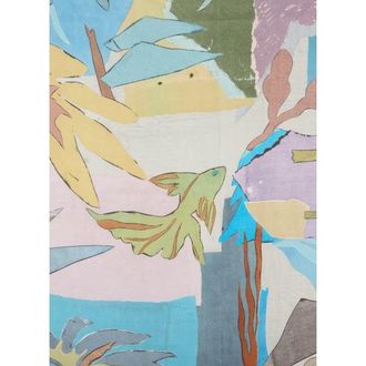 Paul Smith Foulard River Collage en coton