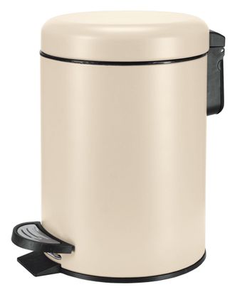 Kleine Wolke Kosmetikeimer One, Farbe: Natur, Material: Edelstahl/PP, Gr&ouml;&szlig;e: Eimer 3 Liter 16,8 cm x 25 cm