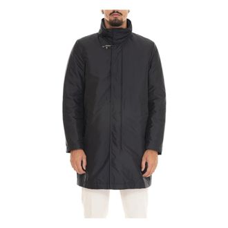 Fay Nylon Regenmantel Jacke mit Logo - - Coats - Herren - Blau - M