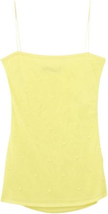 Jacquemus Femme, Tops, Jaune, Taille: 42 FR Top sans manches