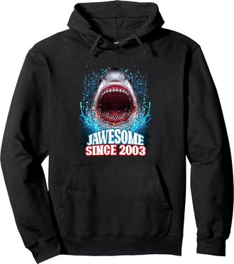 BDAZ 23. Geburtstag Jawesome Since 2003 Shark 23 Years Old Pullover Hoodie