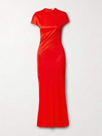 Khaite Yenza Maxikleid Aus Jersey - Rot