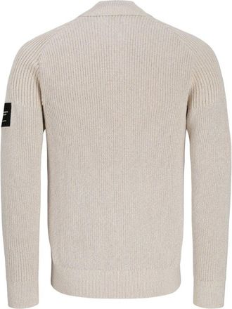 Jack & Jones Strickjacke JJCLEVELAND KNIT ZIP CARDIGAN Baumwolle, regular Fit