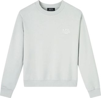 A.P.C. A.p.c., Homme, Sweatshirts et sweats &agrave; capuche, Gris, Taille: M Standard Rue Madame SweaT-shirt