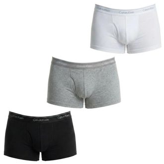 Calvin Klein Homme, Sous-v&ecirc;tements, Multicolore, Taille: L Boxer Briefs Cotton Classics (lot de 3)