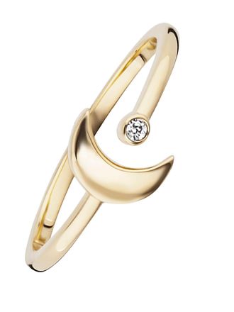 Cai ca Ring Halbmond, moon & stars, C7360R/90/03