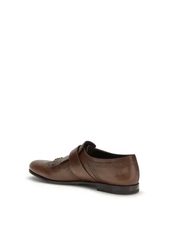 Churchs Mens Loafers Shanghai Brown Suede Upper: Calf