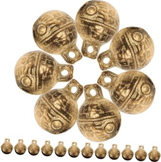 Artibetter 30 Stück Teiliges Vintage Glocken aus Reinem Handliche Bastelglocken für Schmuckherstellung Hochzeitsdeko und DIY Anhänger Kleine Hängende Glöckchen f